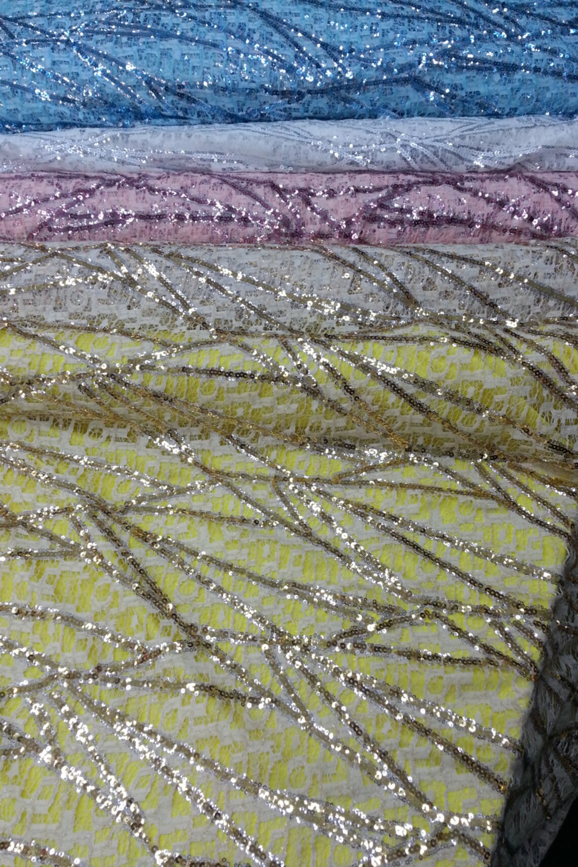 Hand beaded sequenced lace 54 inches wide. The price is for | Etsy