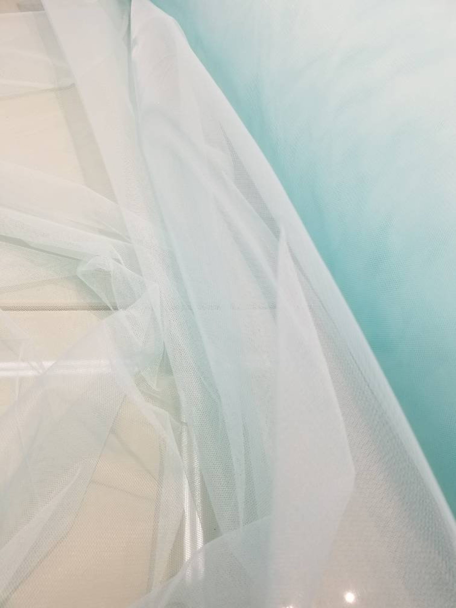 Super Fine Stiff Crinoline Tulle 60" Wide Sold by the Yard Usable for ...