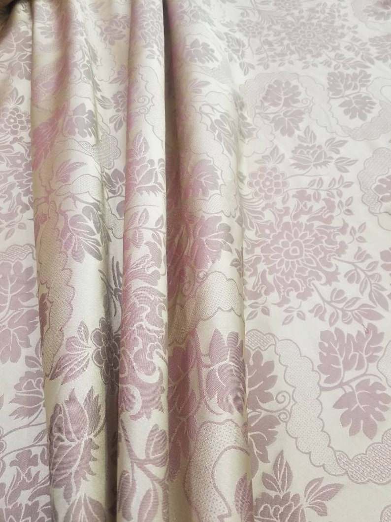 Floral Damask Self Design Fabric Usable for Apparel - Etsy