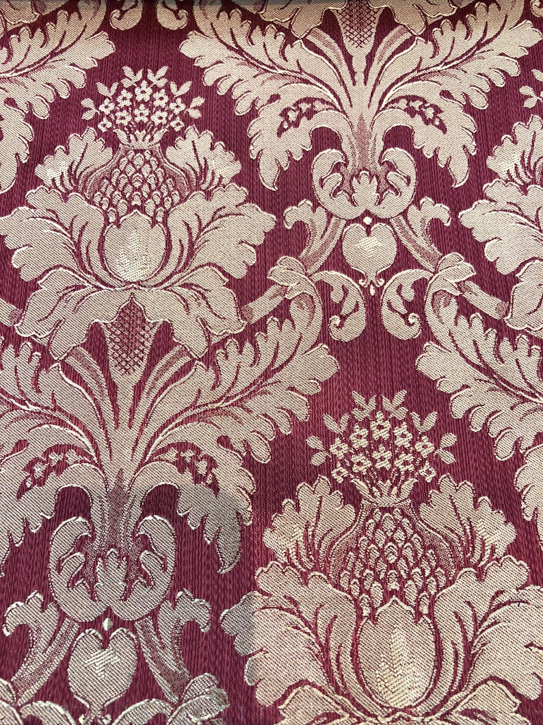 Damask Jaquard Brocade for Upholstry/ Drapery Fabric 110 - Etsy