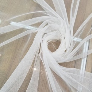 Super Fine Soft off White Color Tulle/mesh 60" Wide Sold by the Yard ...