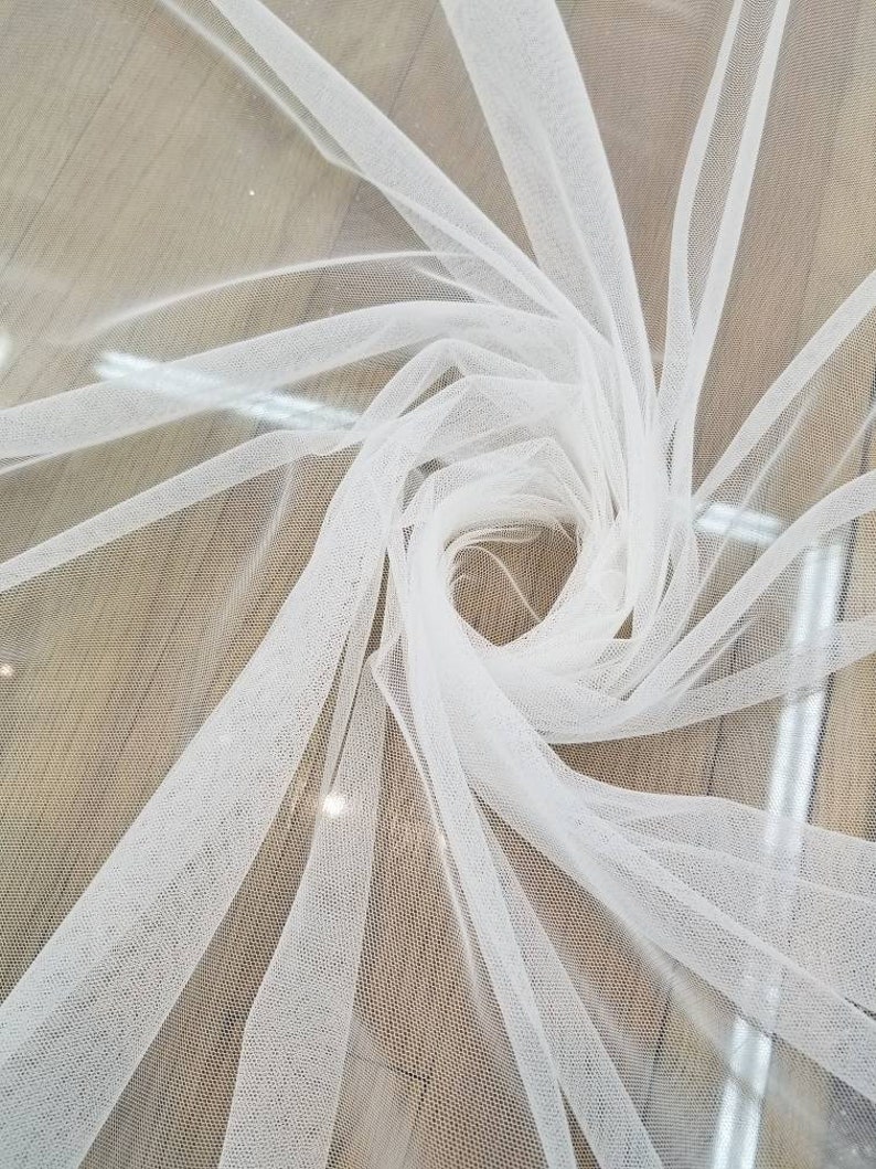 Super Fine Soft off White Color Tulle/mesh 60" Wide Sold by the Yard ...