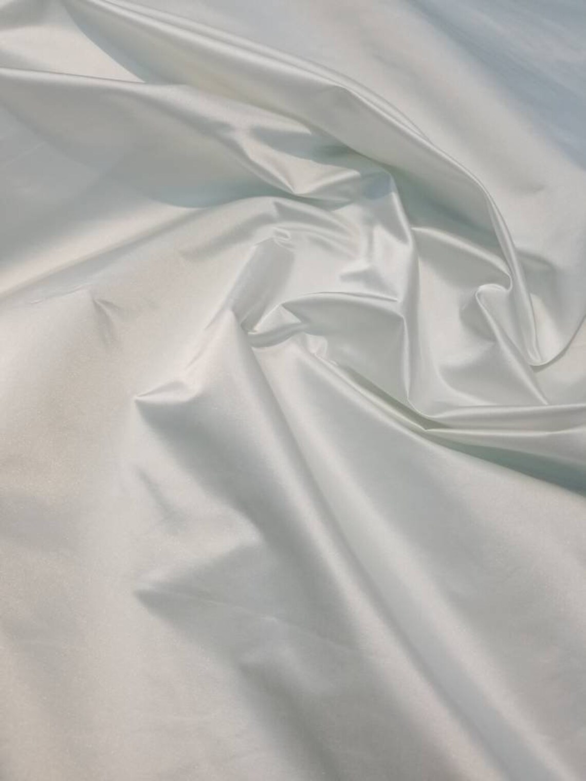 Off White Silk Satin Fabric Woven From a Filament Yarn. It's Nice and ...
