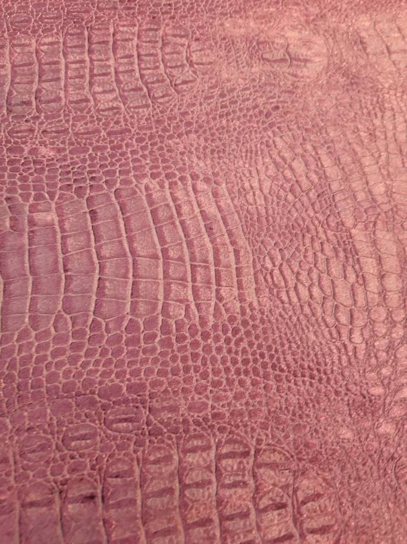 Alligator Print Heavy Poly Velvet Fabric 54 Inches Wide Usable - Etsy
