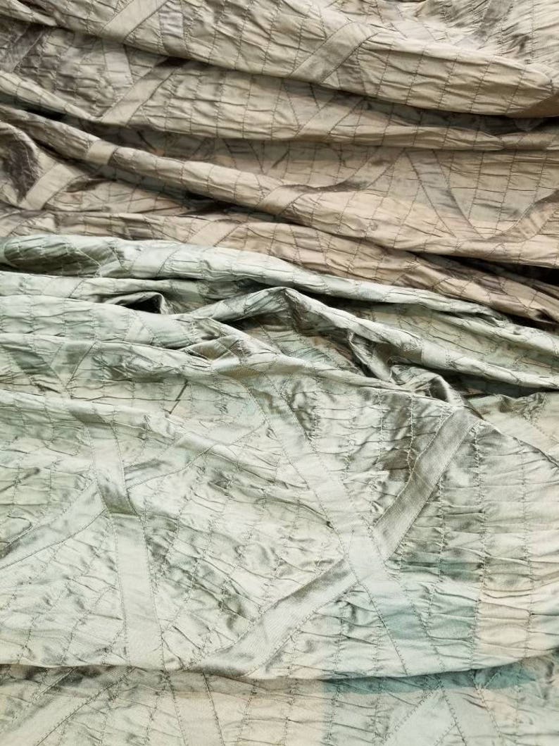 100% Silk Shantung Fabric Sown Beautifully to Use for Interior - Etsy