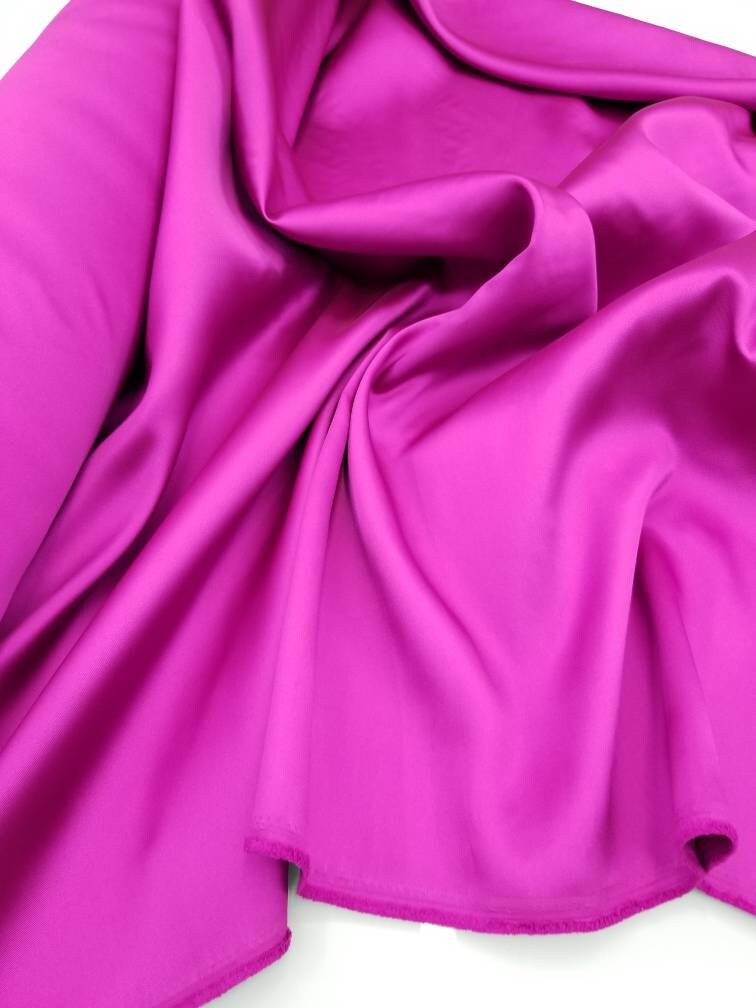 Purple color Poly Mikado/Zibelline Fabric. 60 Wide | Etsy