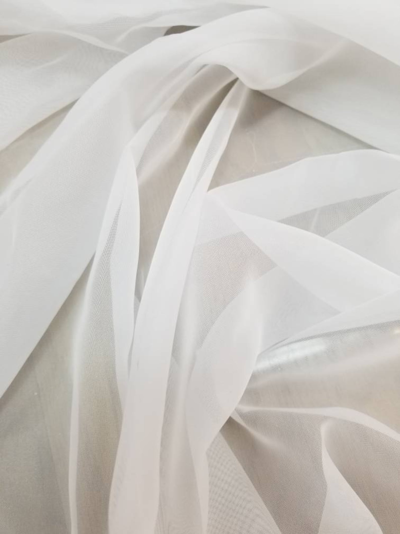 Chiffon Voile Sheer White Color 110 Inches Wide Usable for - Etsy
