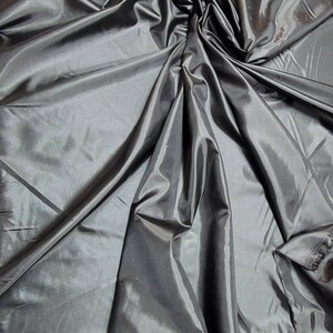 Black Color Polyester Lining Fabric is Soft, Light Weight,and Has a ...