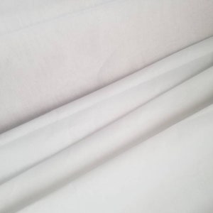 White 100% Cotton Organdy, This Fabric is Stiff Semi Sheer Fabric ...