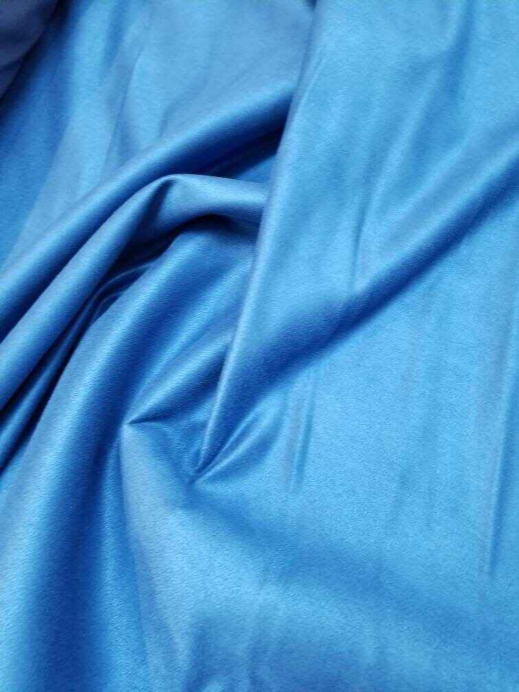 Micro Swede Royal Blue color usable for interior decoration. | Etsy