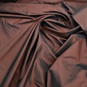 Maroon a Dark red color silk Taffeta. 54" Wide. Taffeta is a Crisp ...