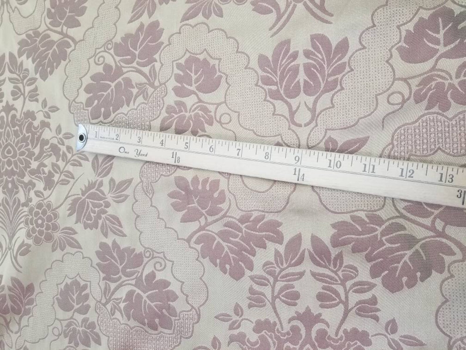 Floral Damask Self Design Fabric Usable for Apparel Accessories and ...