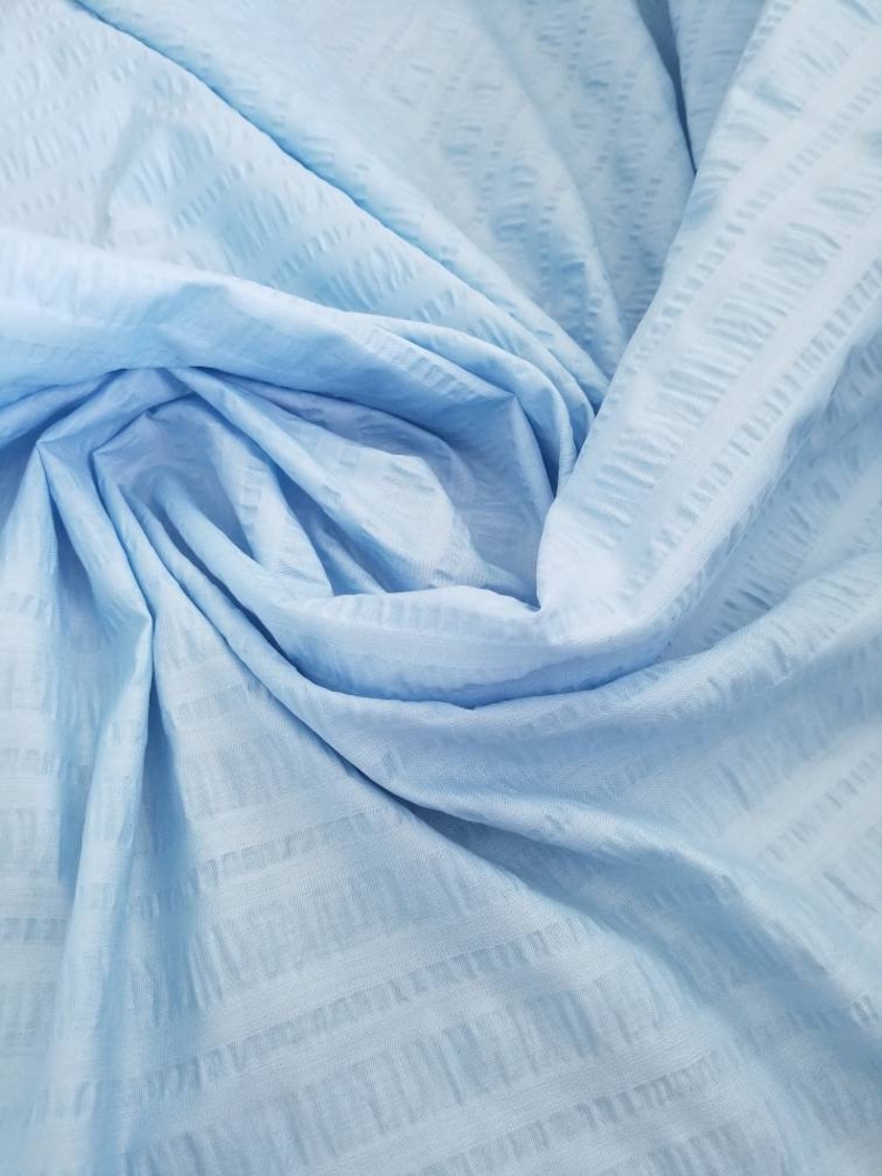 Aqua Blue Color Self Embossed Mercerised 100% Soft Cotton | Etsy