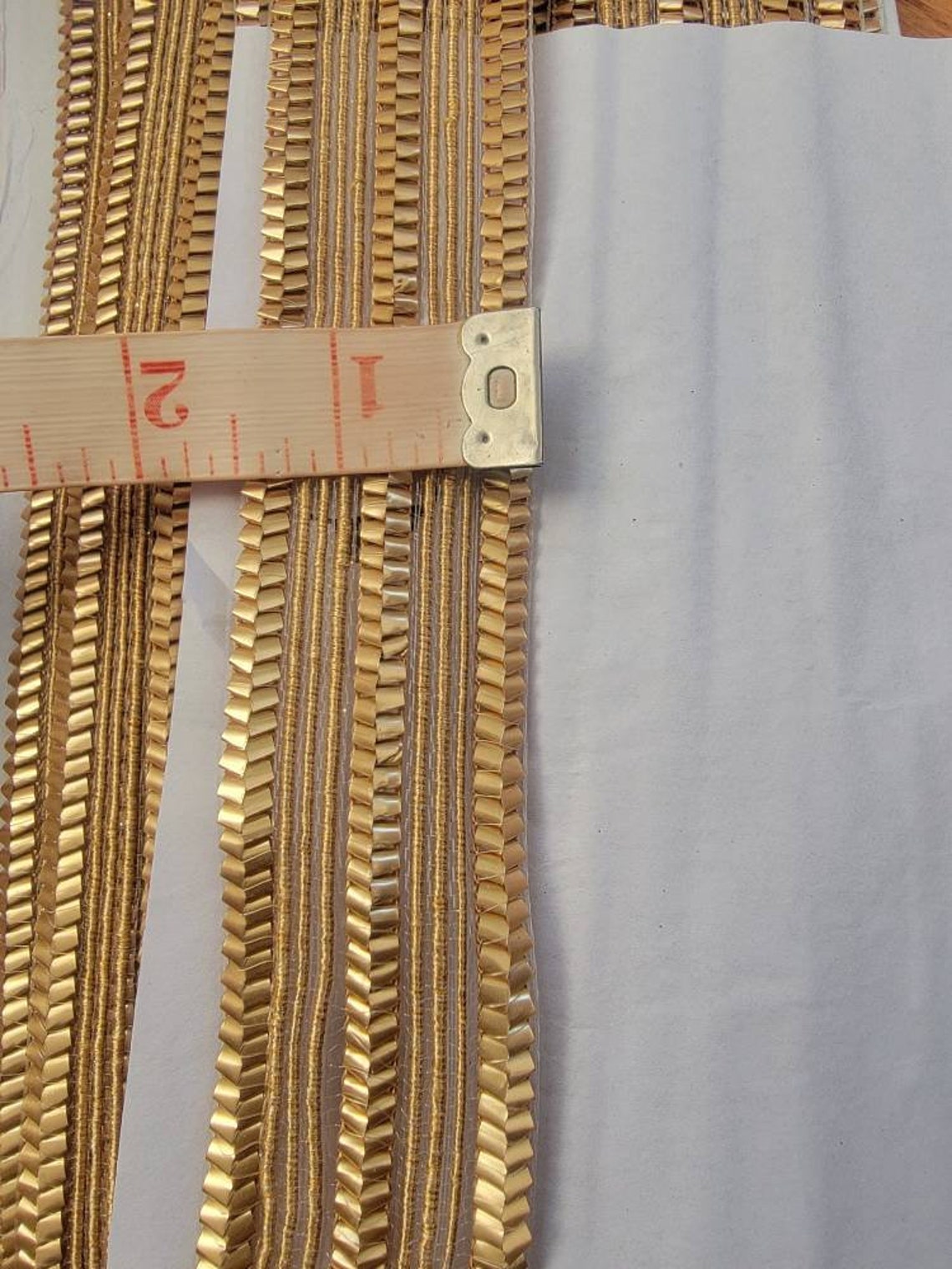 Gold Trim 1.5 Inches Wide Usable for Edges Finishing - Etsy