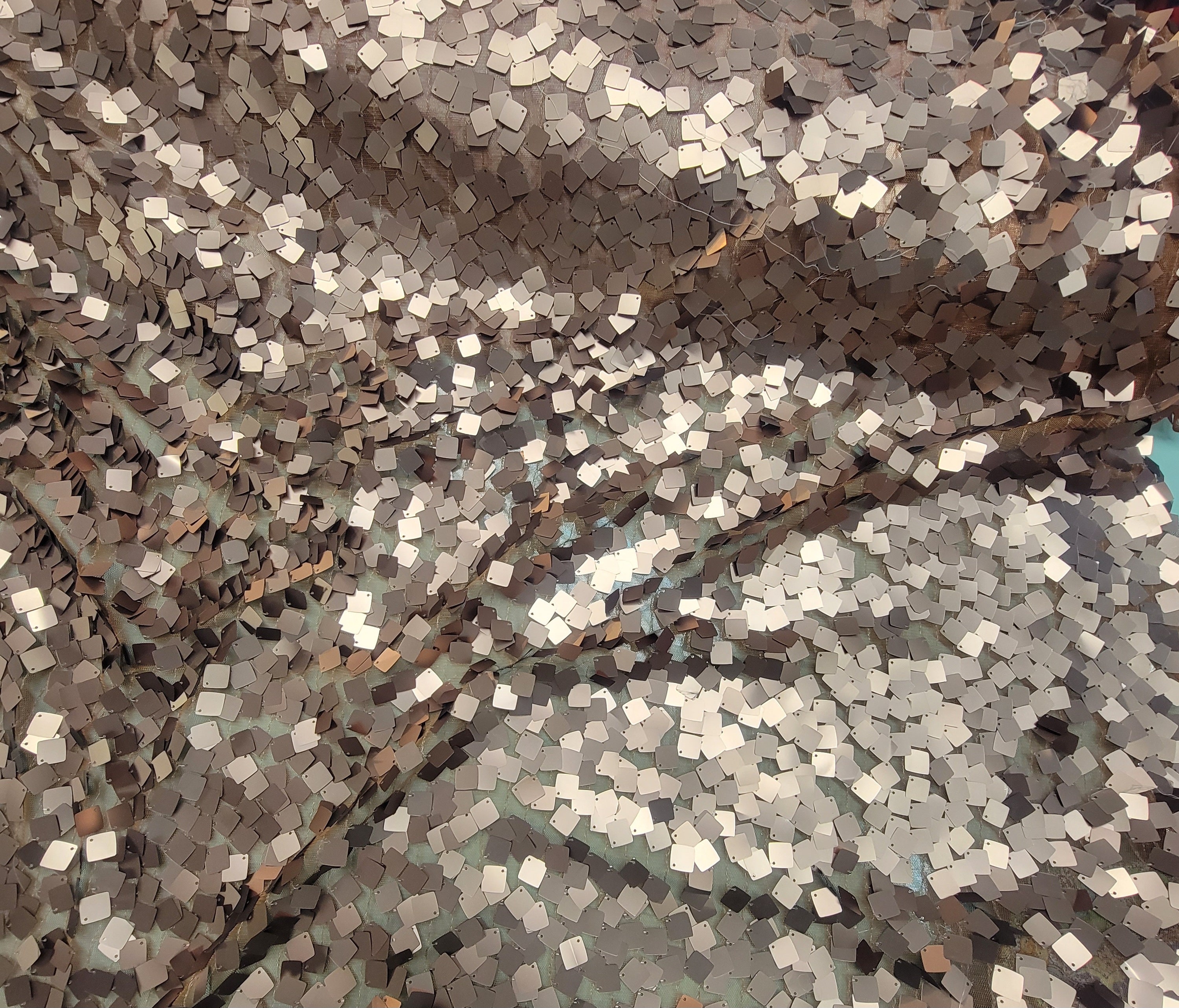 Square Payaat Sequence Fabric 54" Wide Usable for Apparel Accessories ...