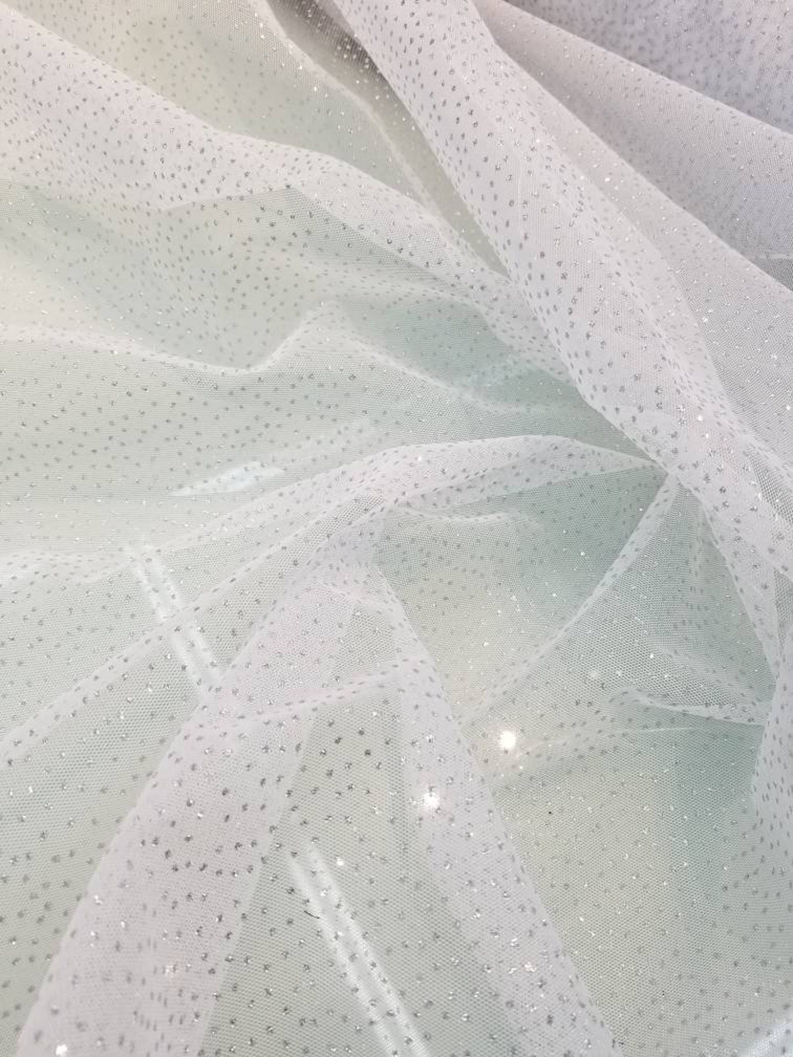 Glitter Sparkle Tulle Usable for Apparel Accessories Interior | Etsy