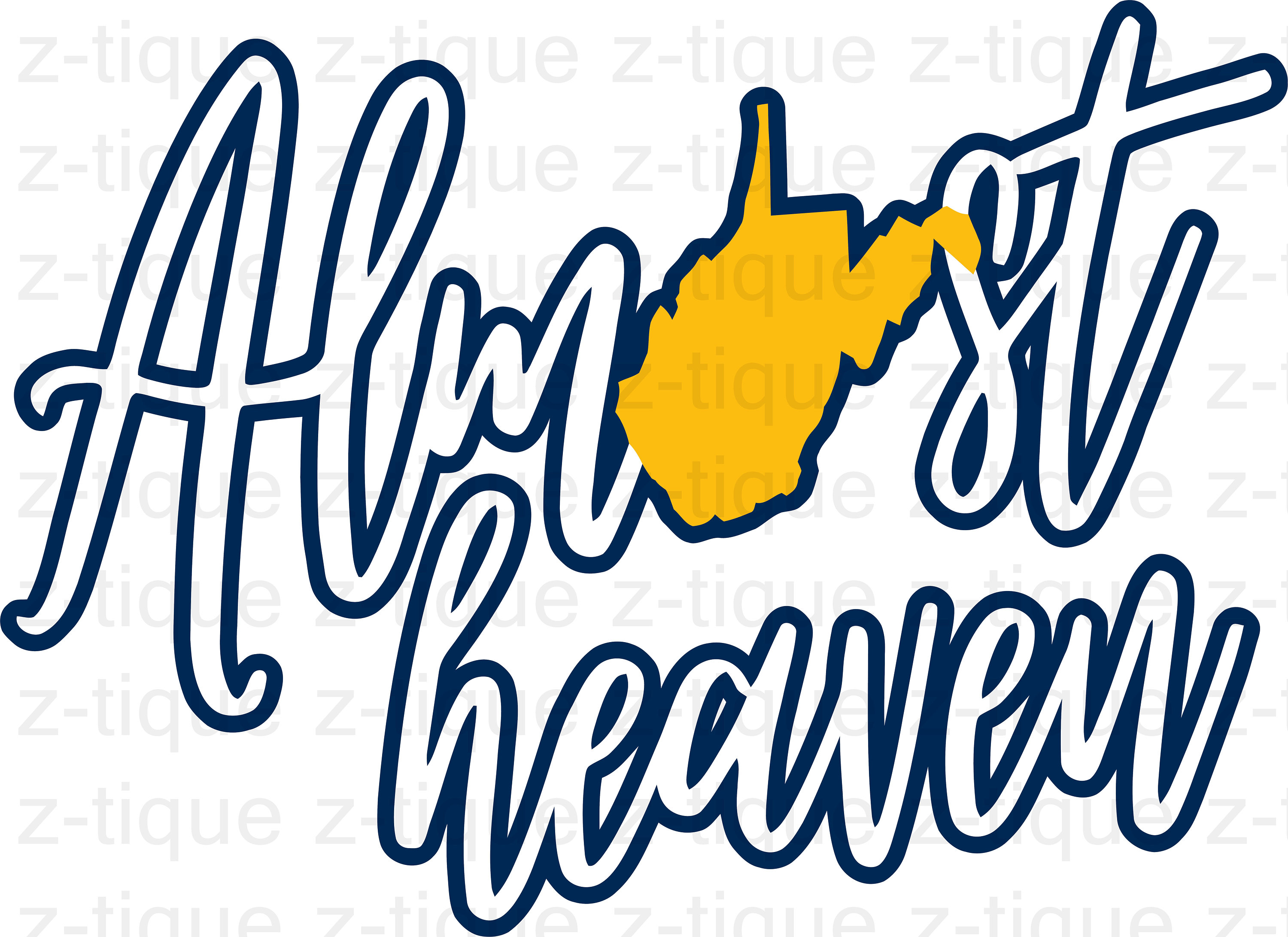 Almost Heaven Logo, SVG, Png, Pdf, Jpg, Download, Digital Image ...