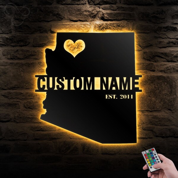 Arizona Metal Sign - Etsy