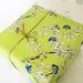 New! Chic Wrapping Paper: Chartreuse Chinoiserie Gift Wrap (blue and ...