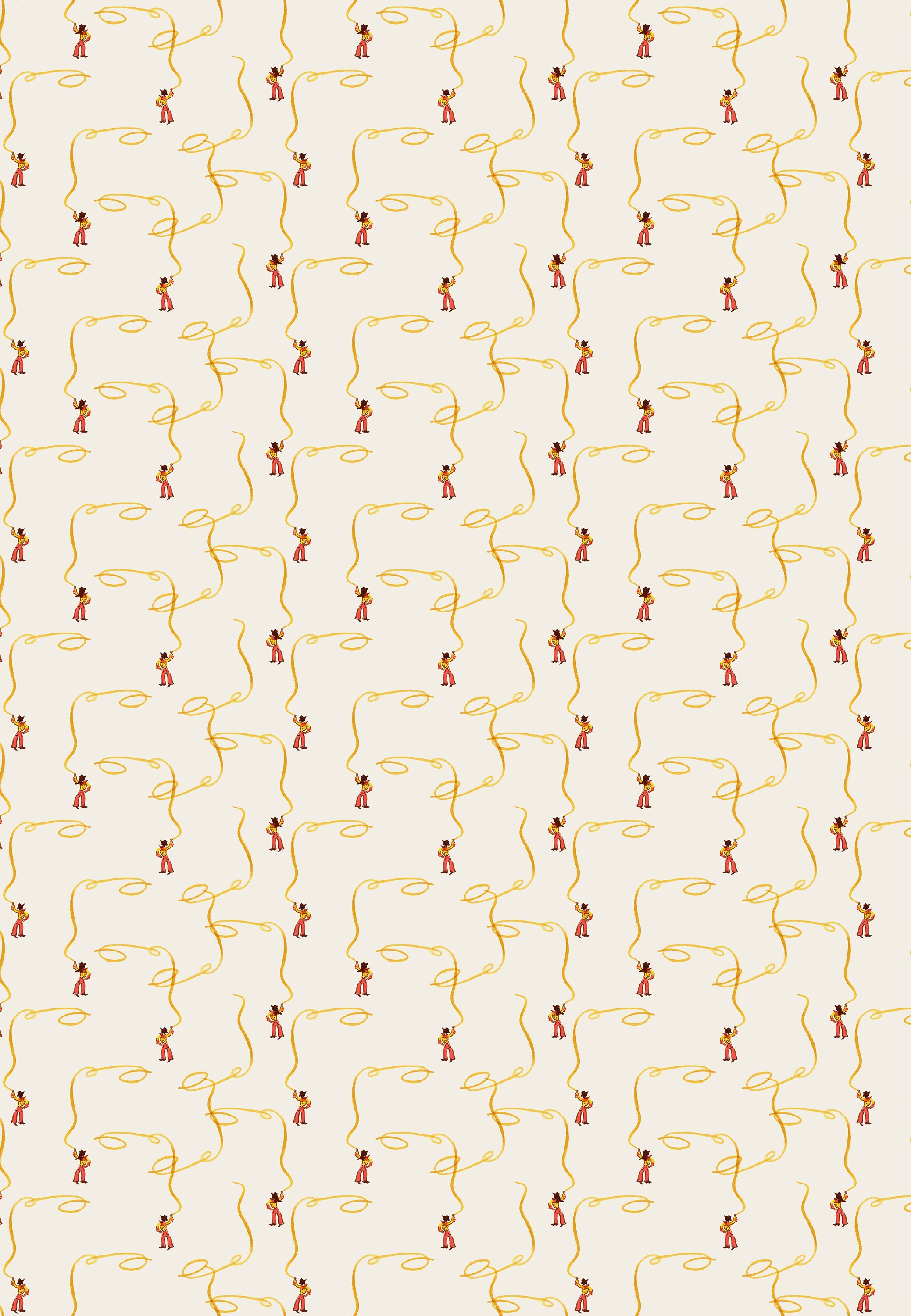 Wrapping Paper: Lasso cowgirl, Cowboy, Birthday, Gift Wrap, Christmas ...