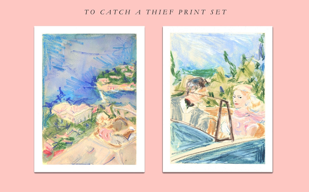Grace Kelly Print Set: to Catch a Thief {cute Wall Art, Home Decorating ...