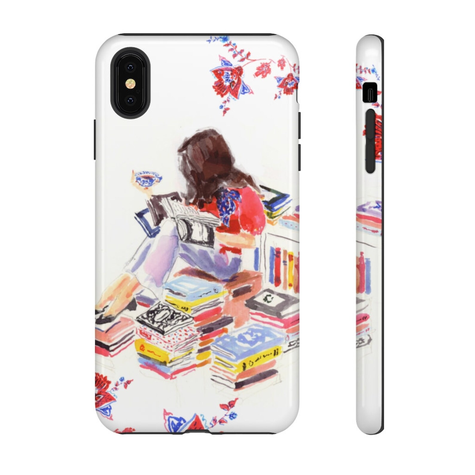 Read Good Books Phone Case - Etsy