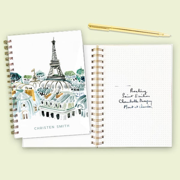 Paris Notebook - Etsy