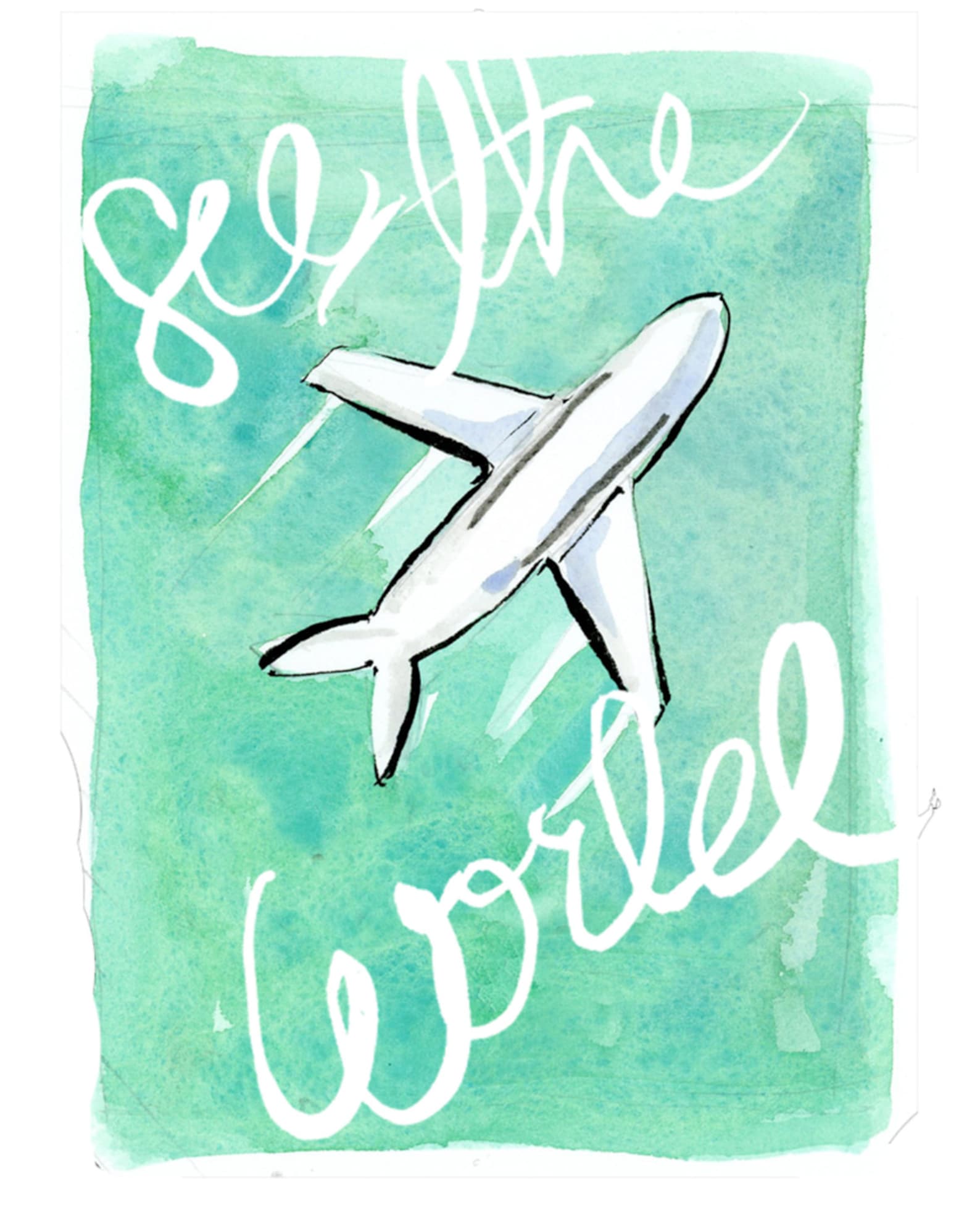 Travel Art Print: See the World {cute Wall Art, Home Decorating ...