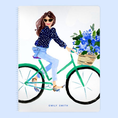 Personalized Illustrated Journal / Notebook: Fresh Ideas - Etsy