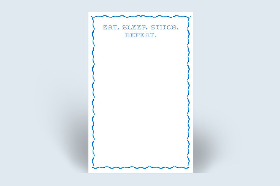Notepad: Needlepoint Stitch Notepad to Do List Fashion - Etsy