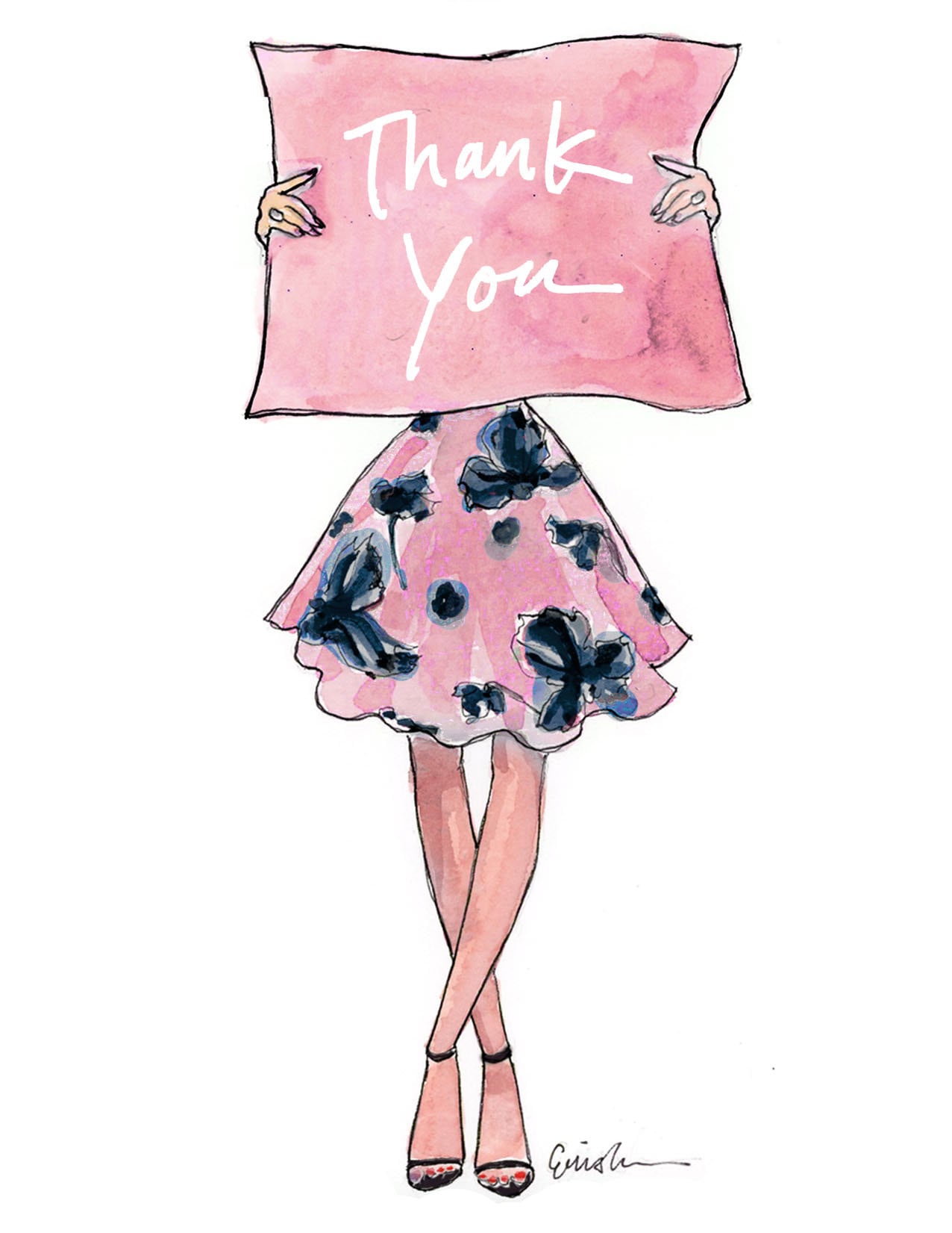 Girly Thank You Images