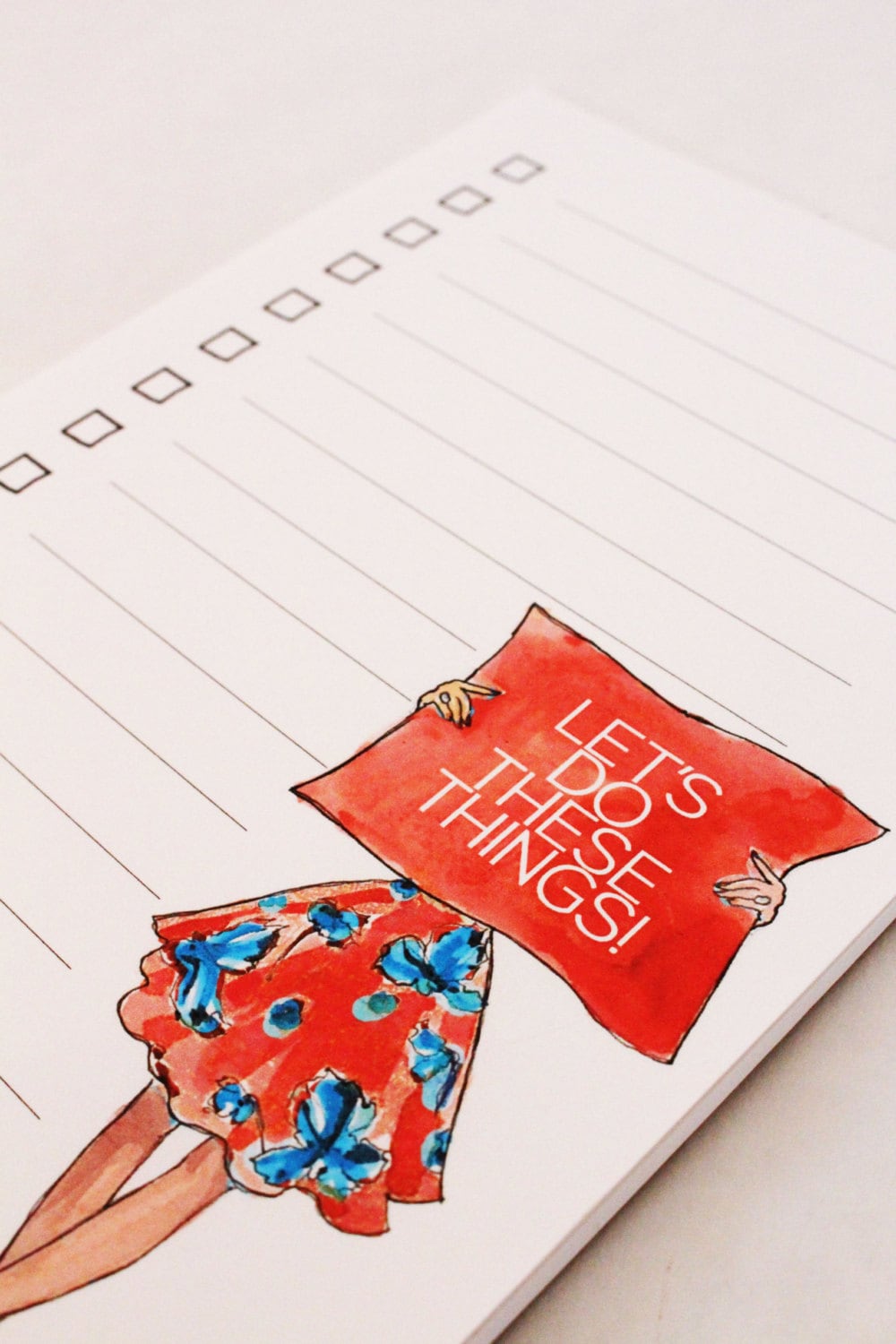 Notepad: Let's Do These Things paper Notepad to Do List - Etsy