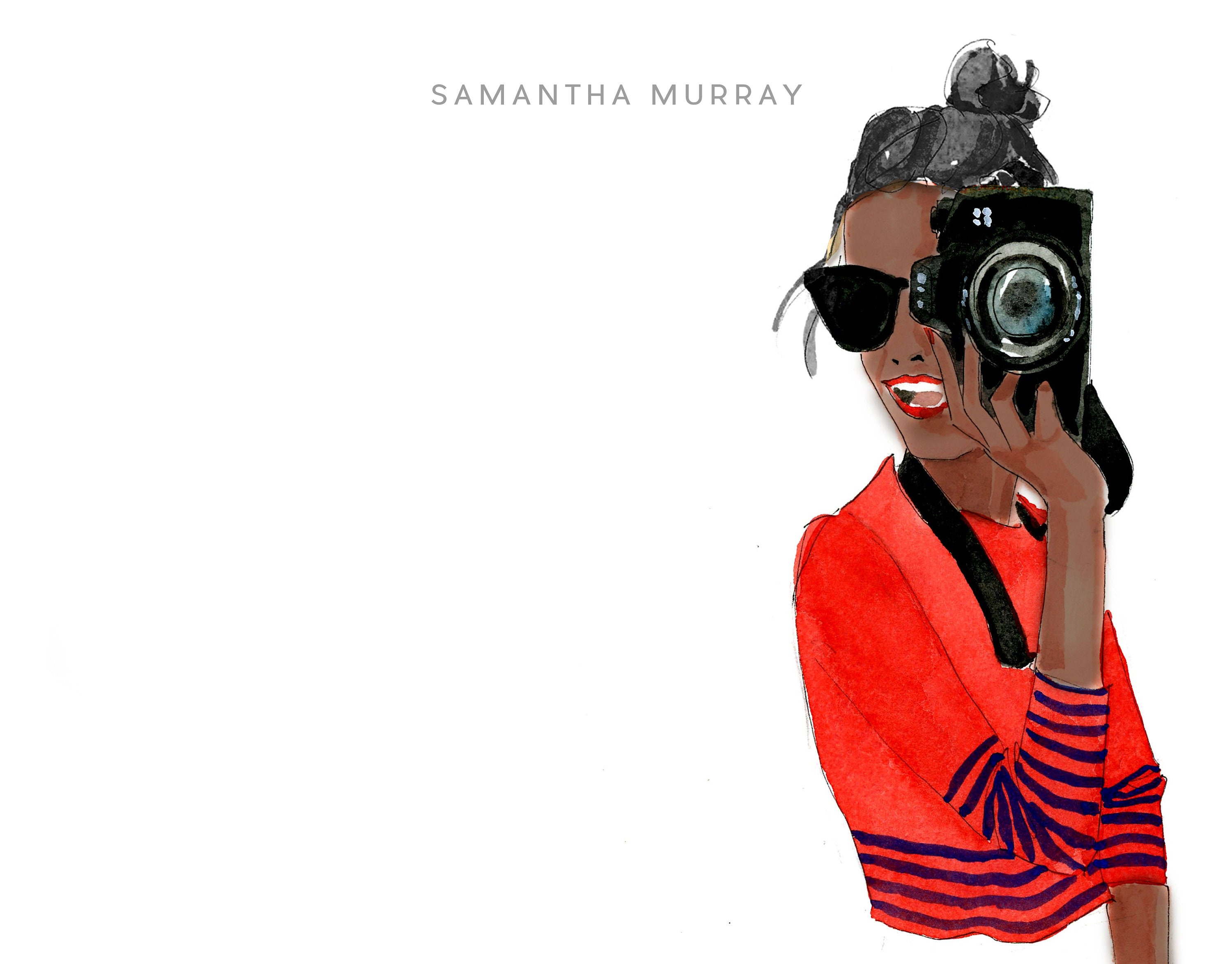 Custom Stationery: Camera Girl stationary Notecards | Etsy