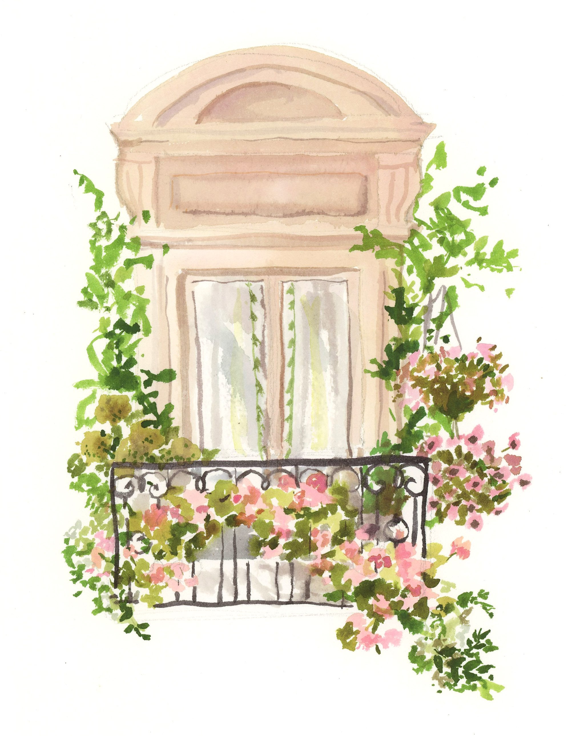 Art Print: Paris Window Box Paris art print travel art | Etsy