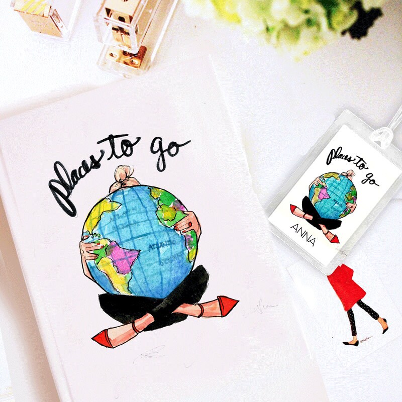 Travel Journal: Places to Go | Etsy