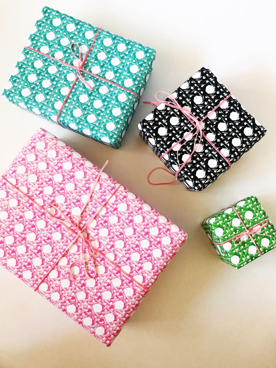 Cane Gift Wrap {christmas, Holiday, Birthday, Gift Wrap} - Etsy