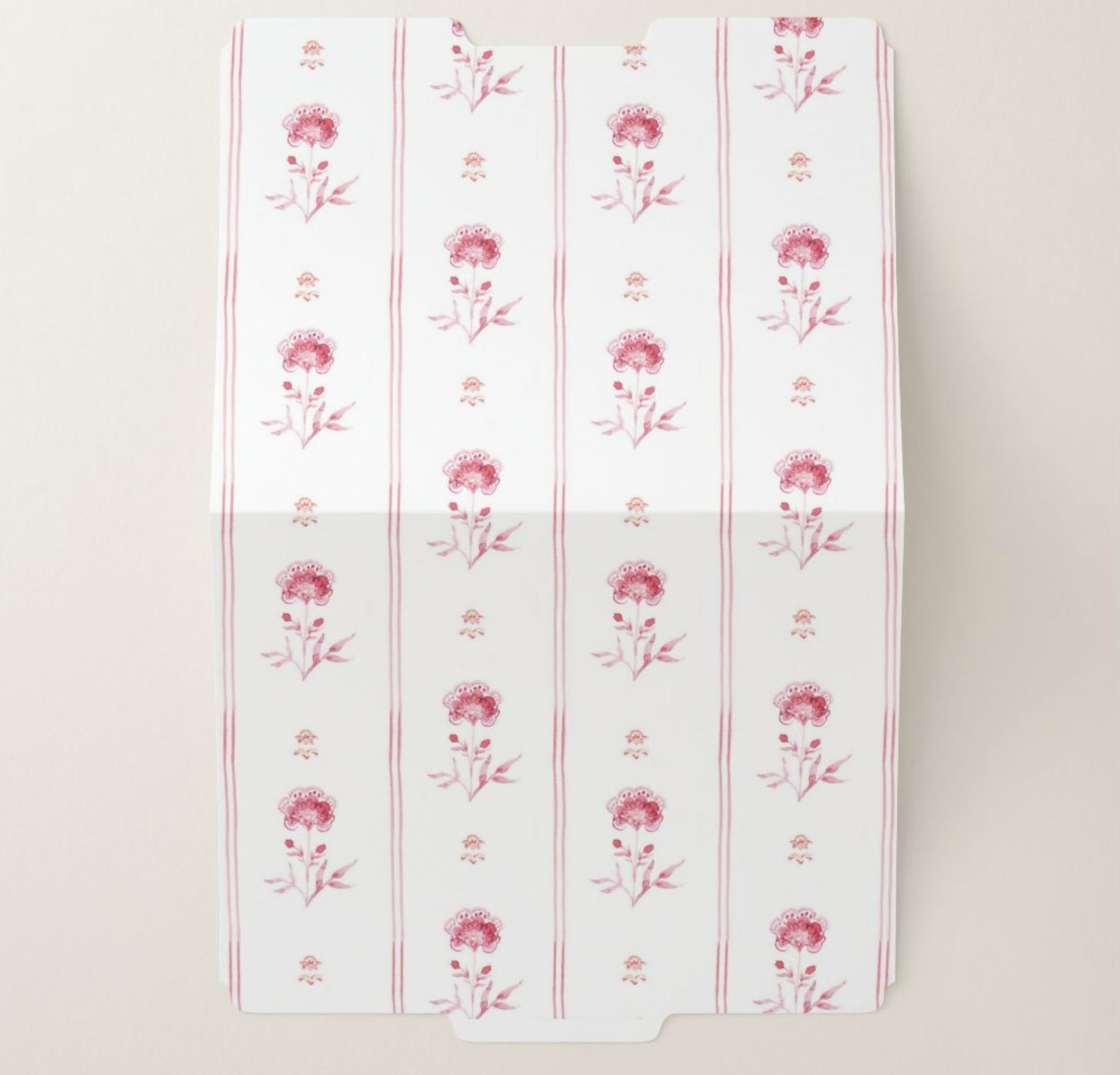 File Folders: French Wallpaper Floral Pink - Etsy