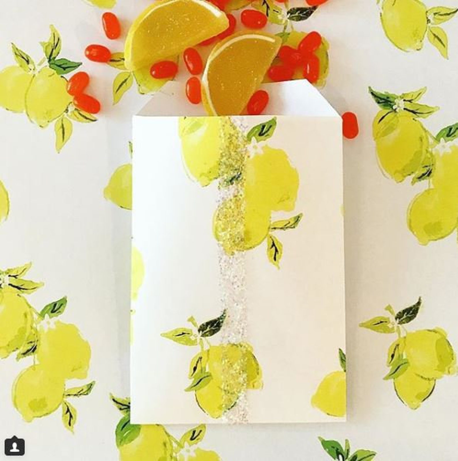 Lemon Print Wrapping Paper christmas Holiday Birthday Gift - Etsy
