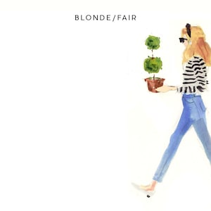 Custom Stationery Girl: Topiary Girl {stationary Notecards ...