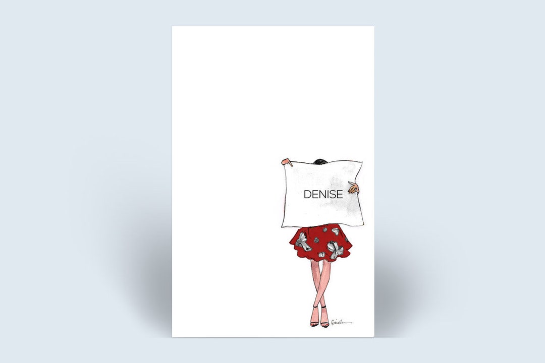 Personalized Notepad: Sign Girl School Colors Maroon & White {paper ...