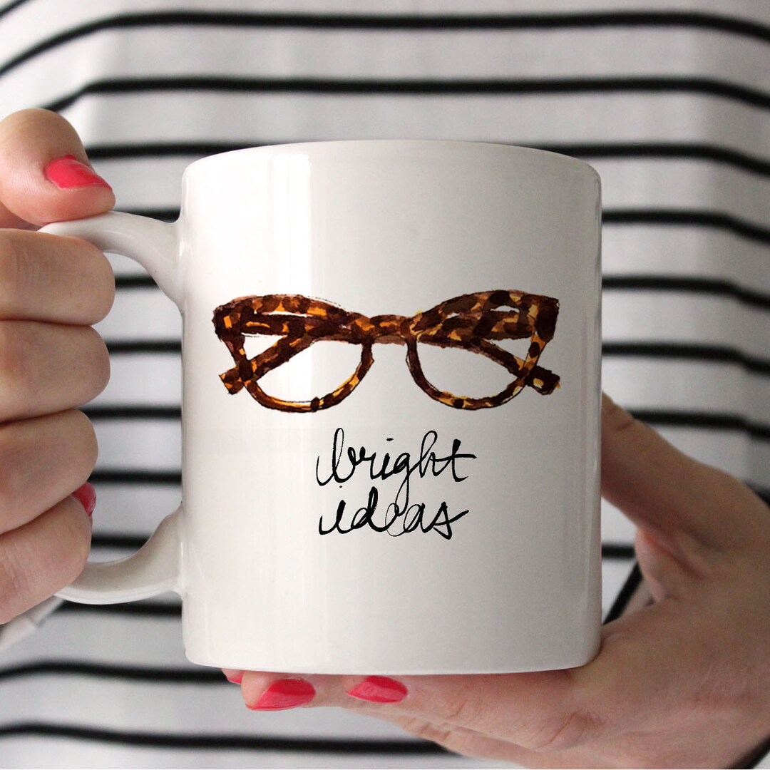 Coffee/tea Mug: Bright Ideas {11 Oz Ceramic Mug} - Etsy