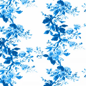 File Folders: Blue and White Floral - Etsy