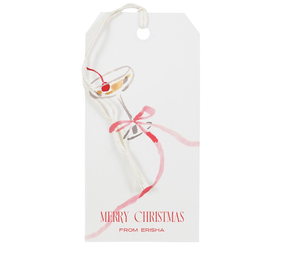 Personalized Christmas Gift Tags: Holiday Coupe {holiday Gift Tags} - Etsy