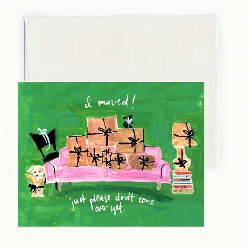 Moving Cards Notecards Greeting Cards Stationery Stationary: - Etsy