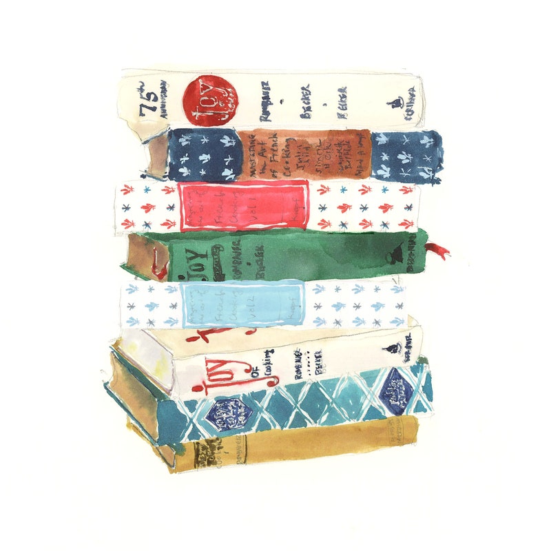 Cookbook Art - Etsy