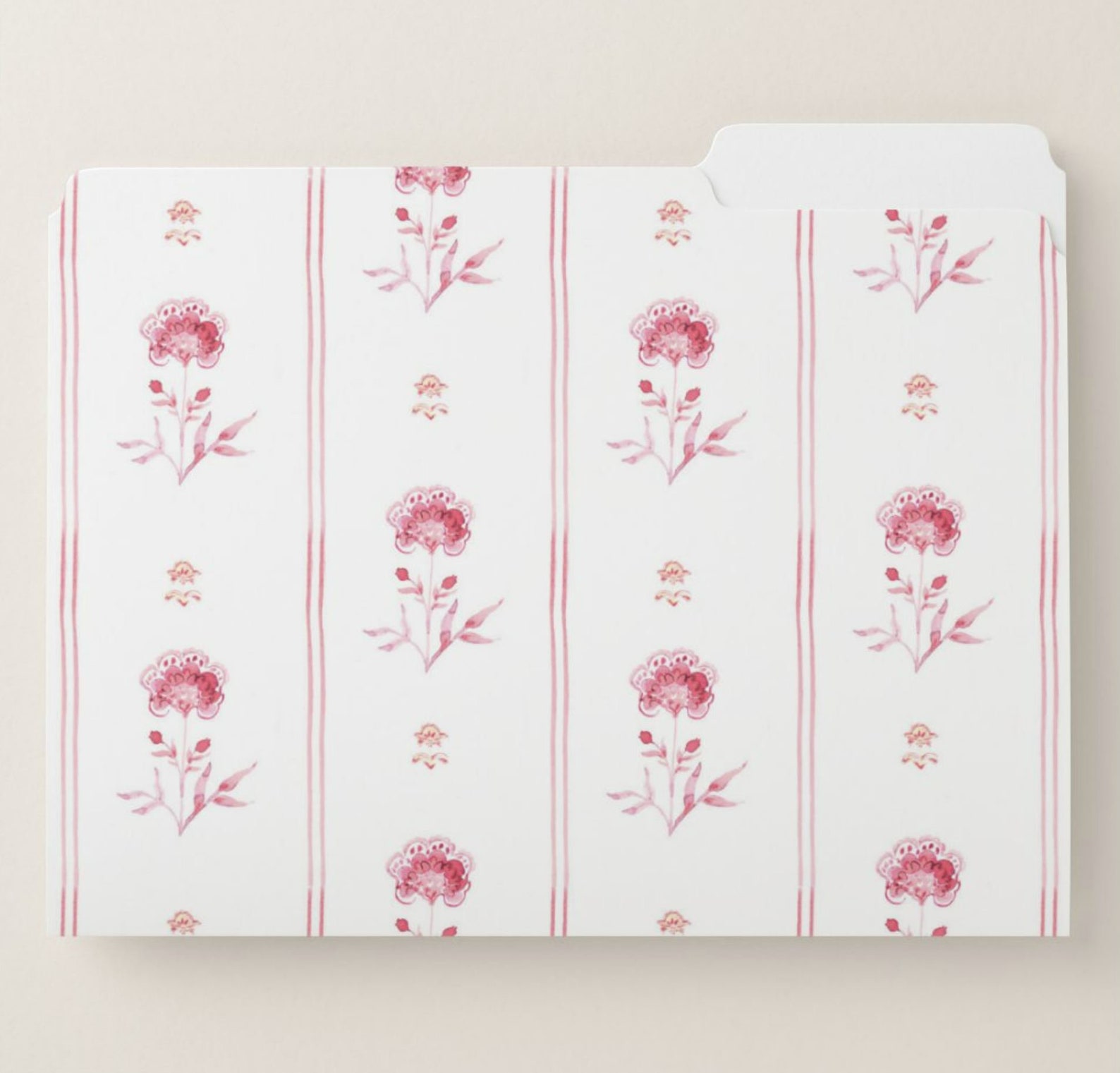 File Folders: French Wallpaper Floral Pink - Etsy