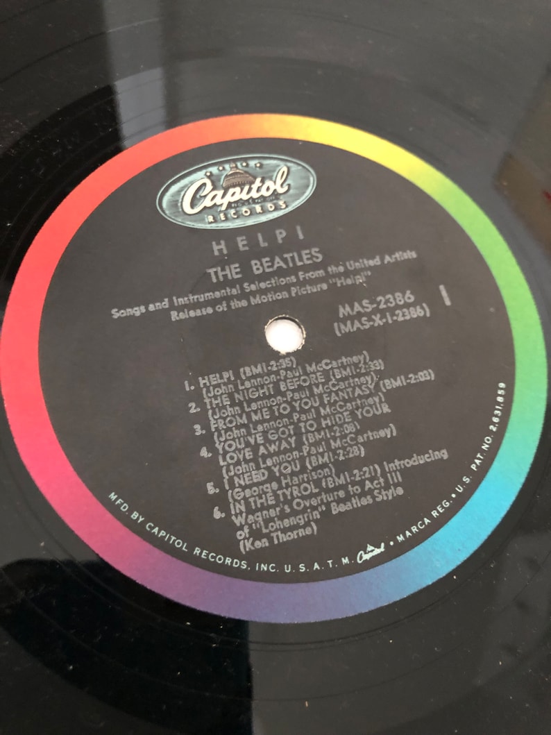 1965 Beatles HELP Album Original - Etsy