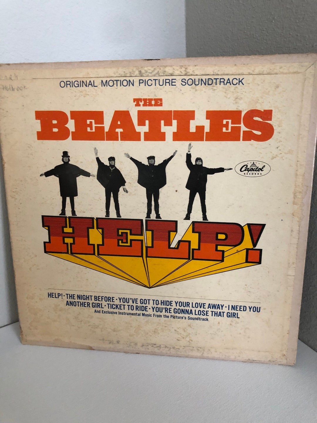 1965 Beatles HELP Album Original - Etsy
