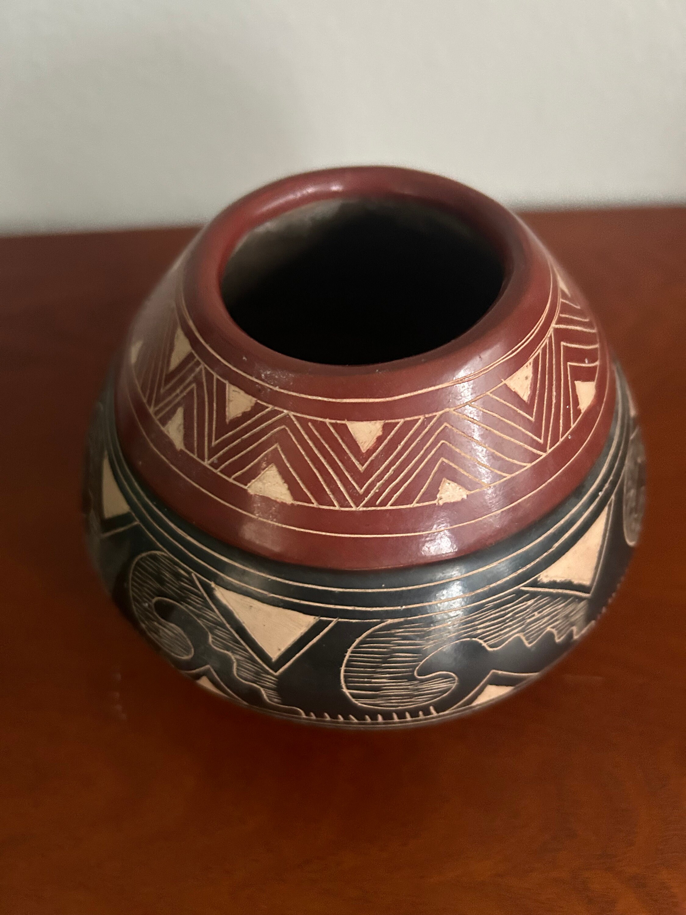 Costa Rican Aztec Pottery Jar - Etsy