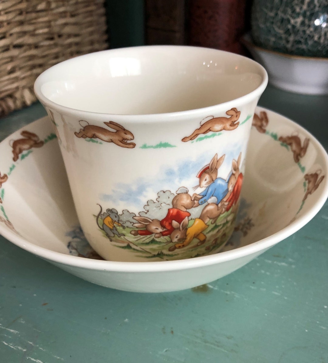 Bunnykins Cup and Bowl Set - Etsy